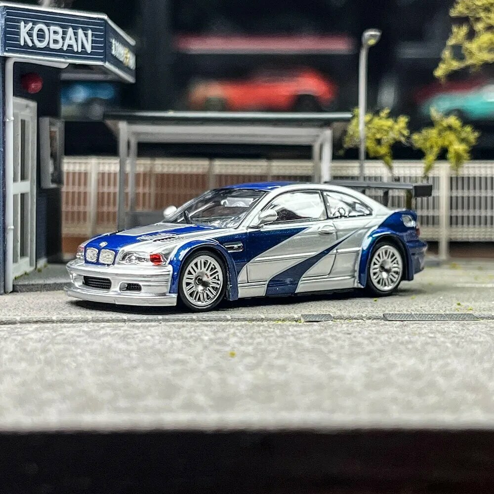 DCM 1:64 BMW M3 GTR E46 NFS Легковая модель автомобиля