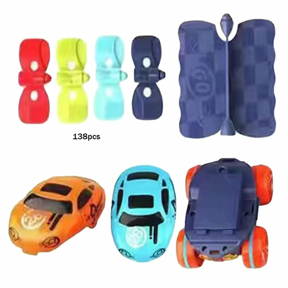 Гибкий трек для машинки с антигравитацией, 138 элементов