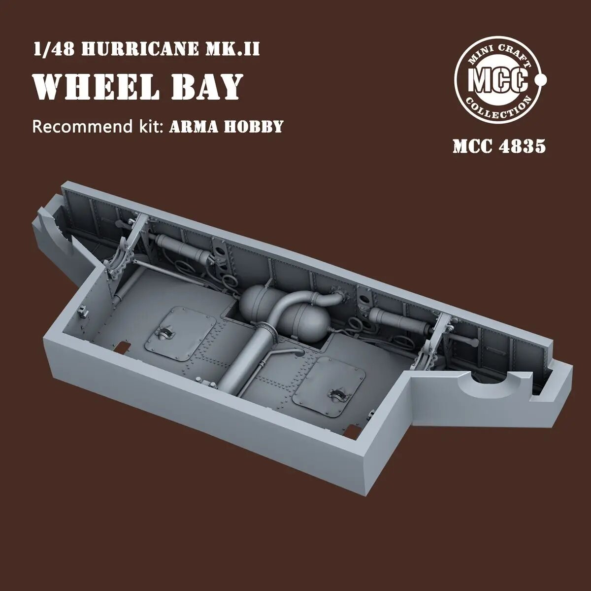 MCC 4835 1/48 Hurricane Mk.II Колесный отсек для хобби ARMA — комплект обновлений деталей