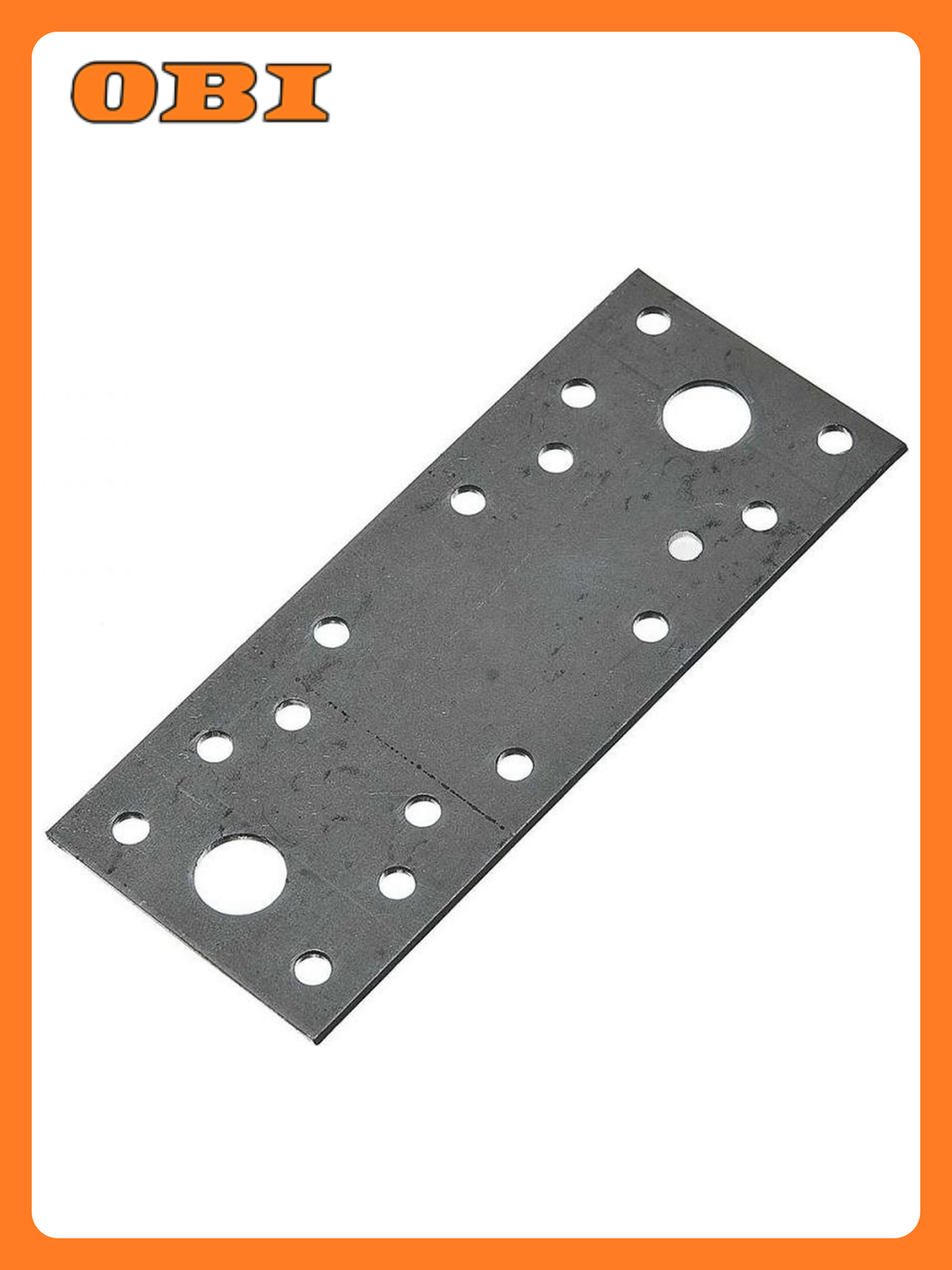 Пластина соединительная Tech-KREP, оцинкованная сталь, 60x140x2 мм