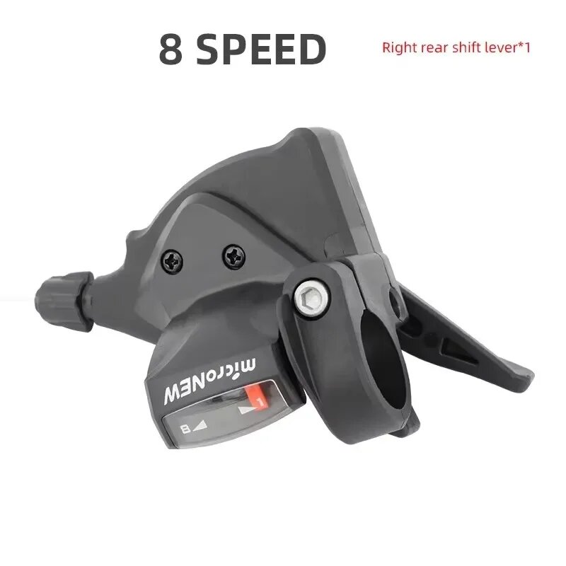 GOLDIX Механический задний переключатель скоростей для горного велосипеда Серый, Right 8 Speed Shift