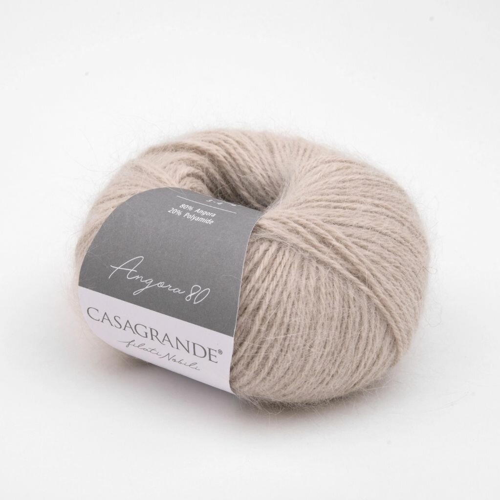 Пряжа для вязания Casagrande Angora 80 (015) 1 моток 25 г/112м