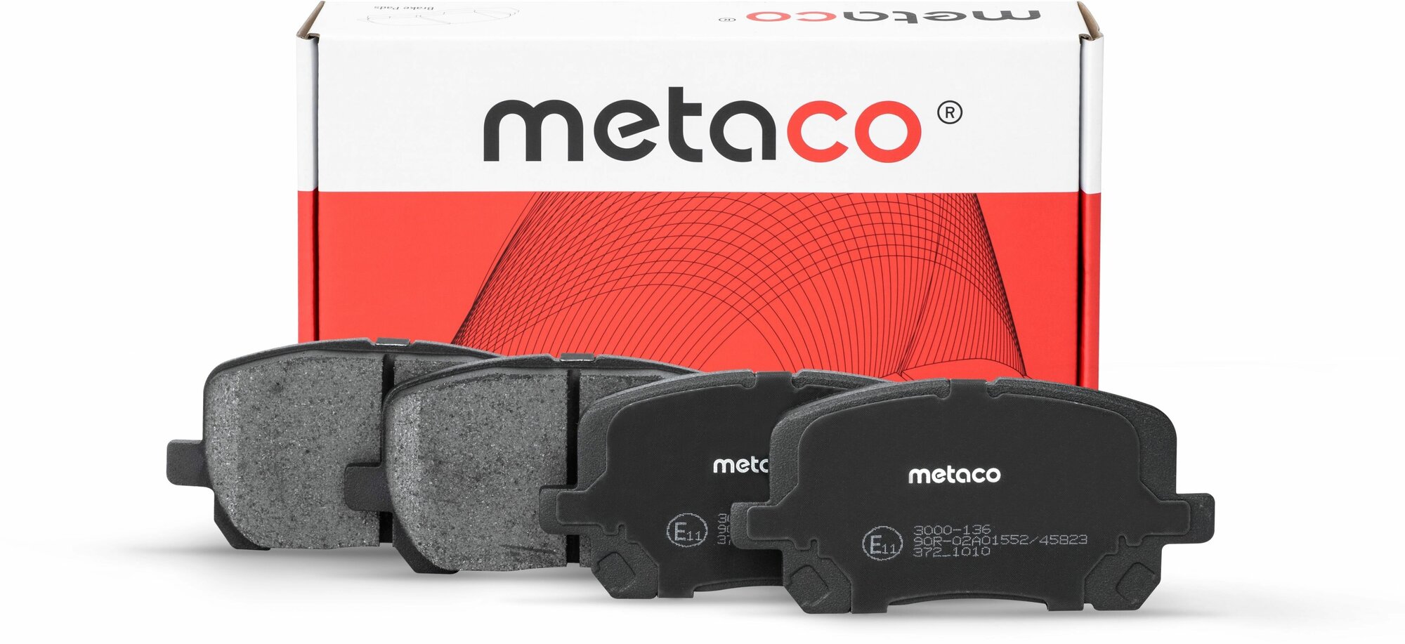 Колодки тормозные передние, TOYOTA PICNIC 2.0/2.0TDI 01>/PONTIAC VIBE (2002>) +Corolla/Matrix USA METACO арт. 3000-136