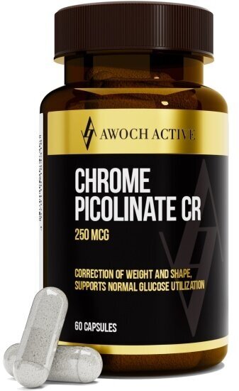 БАД Awochactive к пище CHROME PICOLINATE 60 капсул