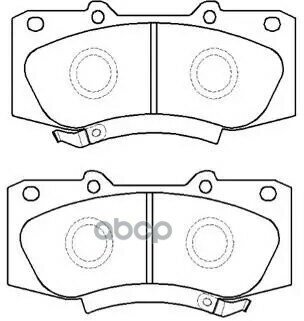 Колодки тормозные дисковые TOYOTA: Hilux 2.7 HSB арт. HP9961
