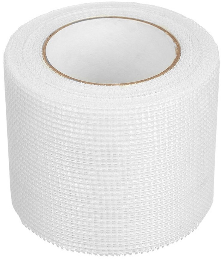 Лента стеклотканевая серпянка самоклеящаяся 42 мм 153 м