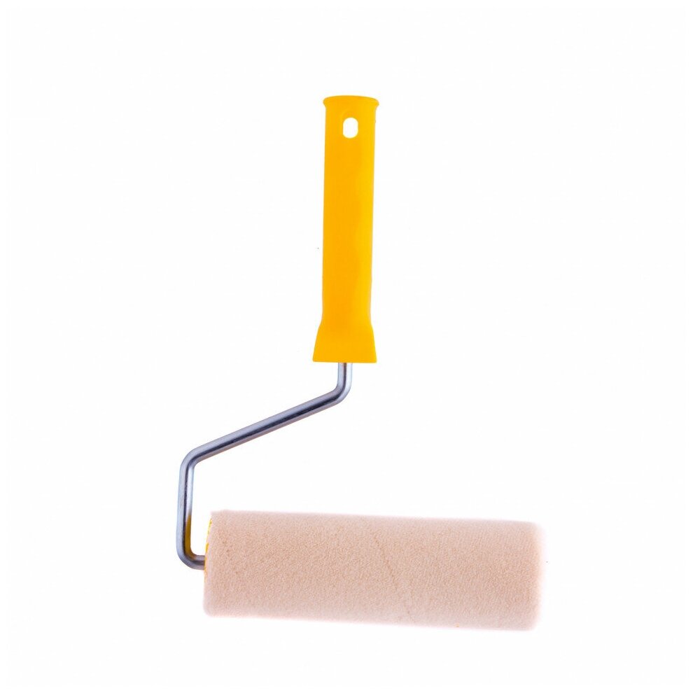 Валик "Лаки", 180 мм, ворс 5 мм, D 48 мм, D ручки 8 мм, Велюр Сибртех, 80178