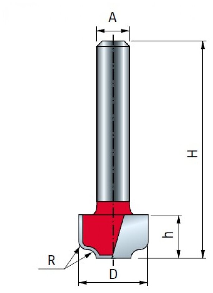 Фреза мультипрофильная FREUD PRO 22.2х10.4 мм 39-15408