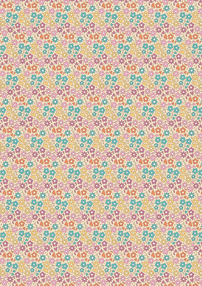 PEPPY крошки-матрёшки ткань для пэчворка 50x55 см, 100% Хлопок, KM-13 Кремовый