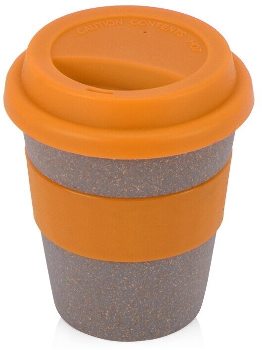 Стакан Oasis "Café", 350 мл, с силиконовой крышкой, цвет оранжевый