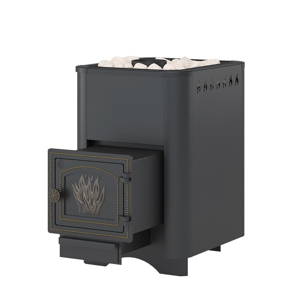 Пуф "Русичъ" Антрацит 16 (ДТ-3) для прихожей и зон ожидания, износостойкий