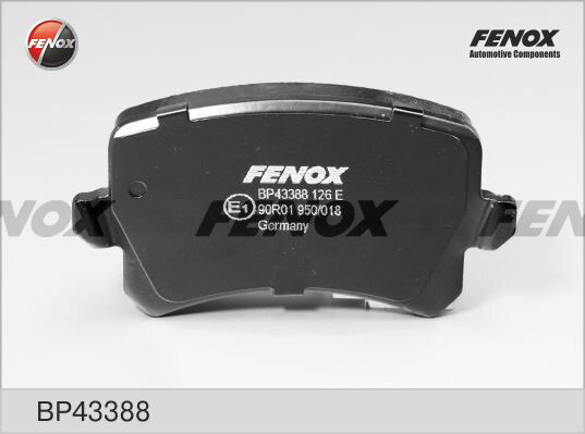 Колодки тормозные задние FENOX BP43388