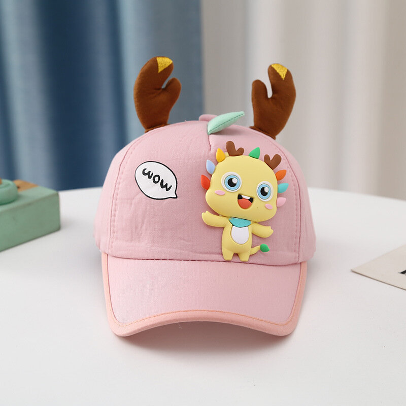 DIY Кепка Детская Дракон Вышитая Нашивка Бейсболка Хлопок