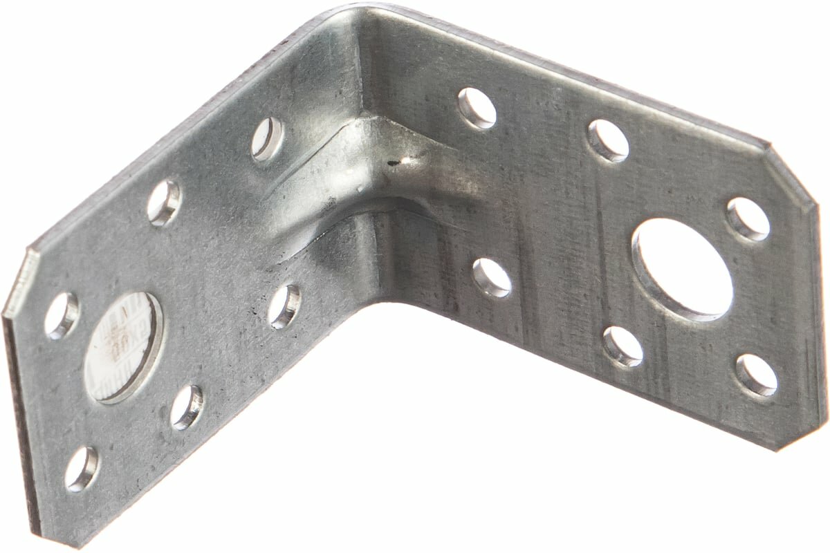 Tech-Krep Крепежный усиленный уголок оцинкованный 50x50x36 мм для прочных соединений