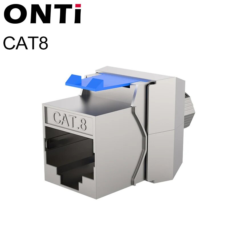 ONTi RJ45 CAT8 экранированный keystone jack модуль 2pcs, CAT.8