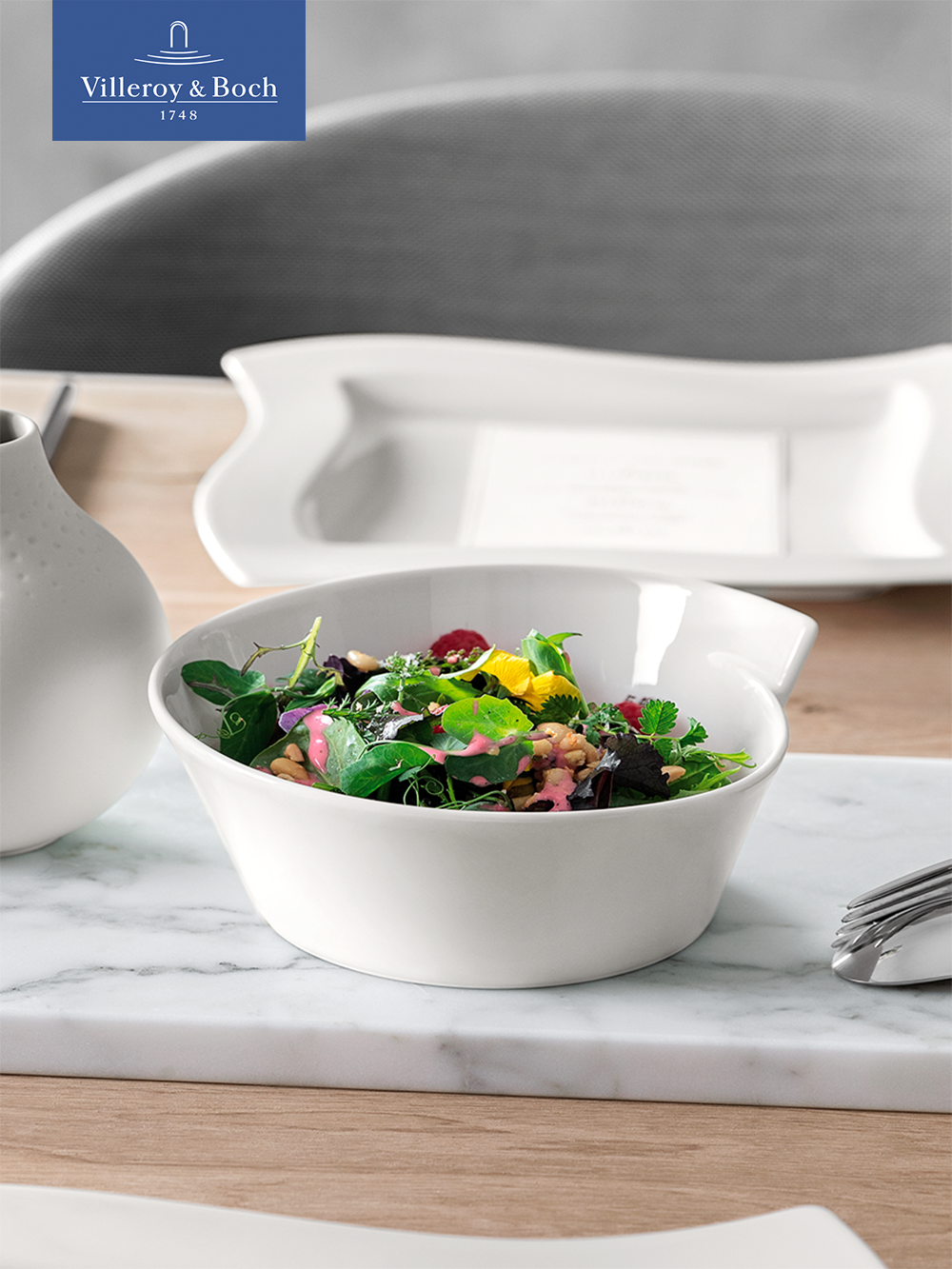 Салатник индивидуальный 17 см, NewWave Schale, Villeroy & Boch, Премиум-Фарфор