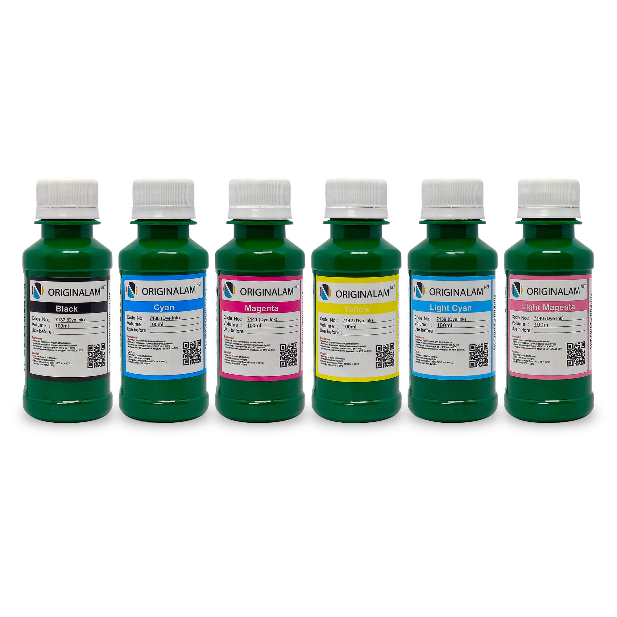 Чернила Originalamnet (Фото) для Epson 6 цв. по 100 мл (Bk, C, M, Y, LC, LM)