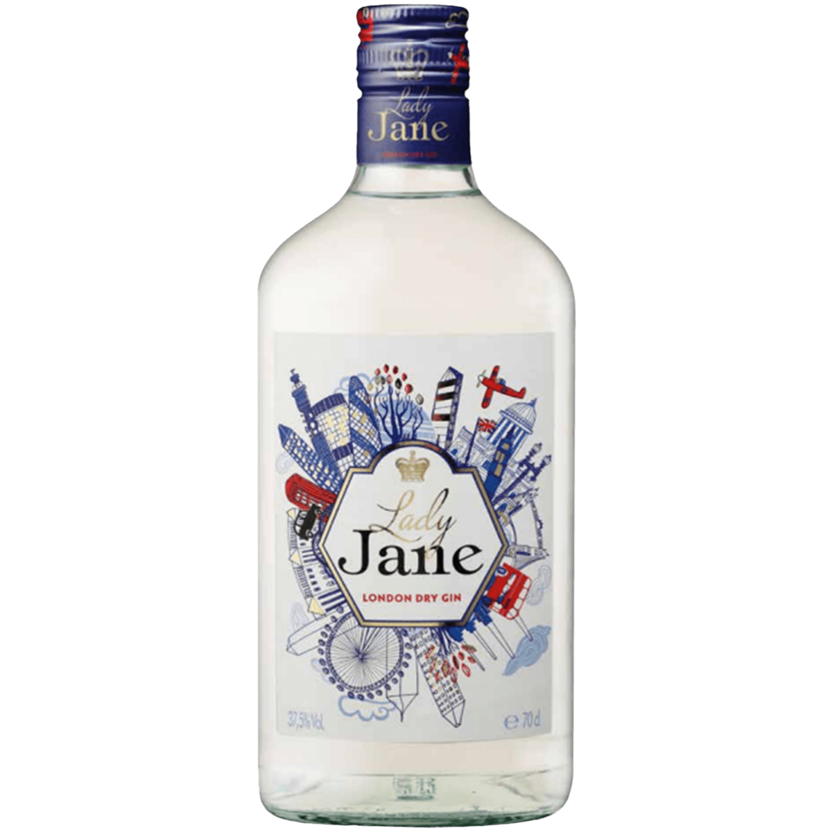 Джин "Lady Jane" London Dry, 0,7 л, крепость 37.5 %, Бельгия