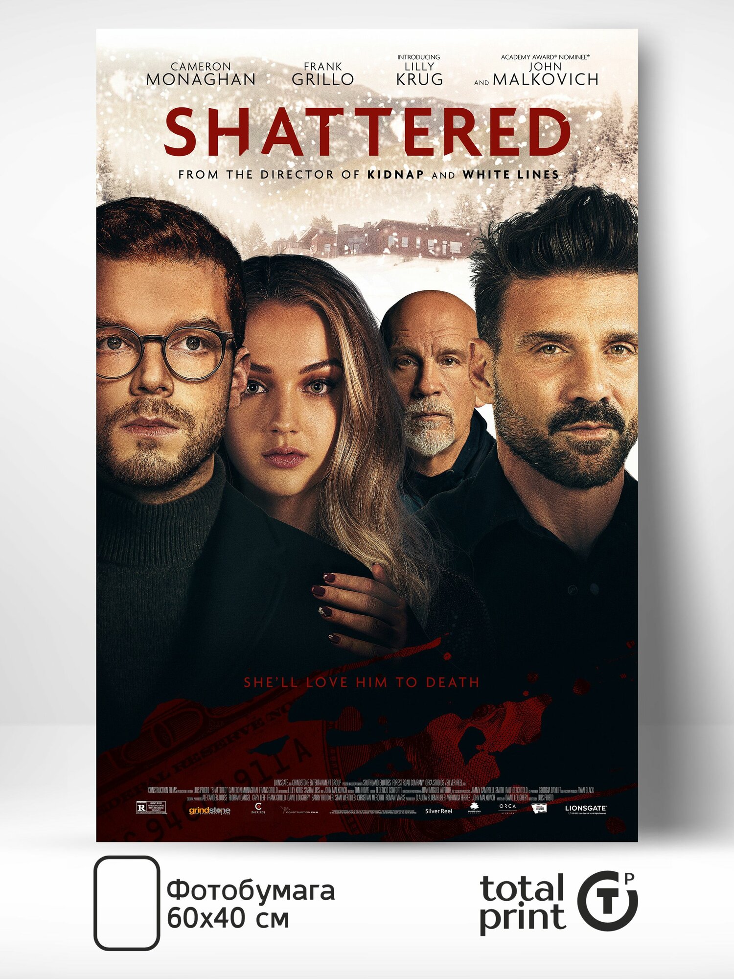 TotalPrint Постер для интерьера по фильму, 60x40 см, Флирт с дьяволом