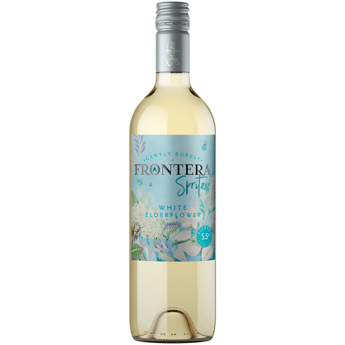 Напиток винный "Frontera" Spritzer White Elderflower, белый, полусладкий, 0,75 л
