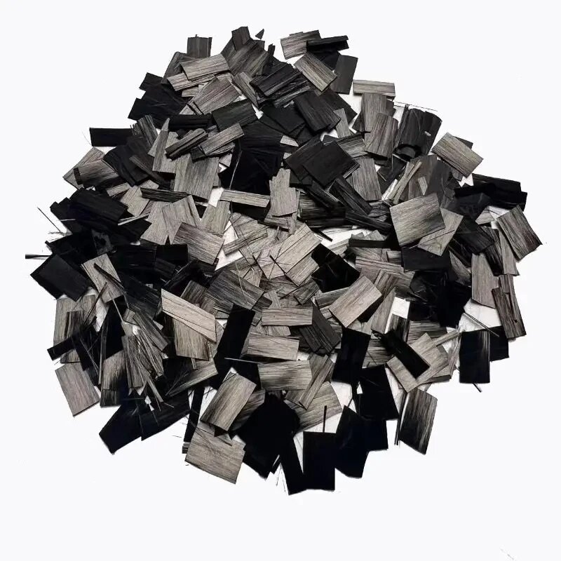 8 мм форма чешуйки из кованого углеродного волокна, высокопрочная точная резка, нарезанные 300g