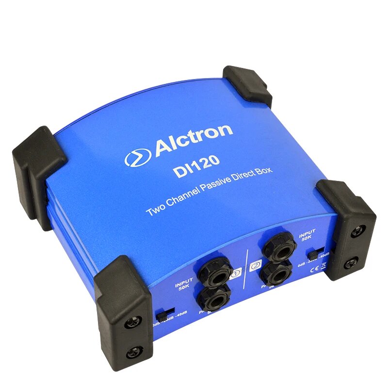Alctron DI120 двухканальный DI-бокс, синий