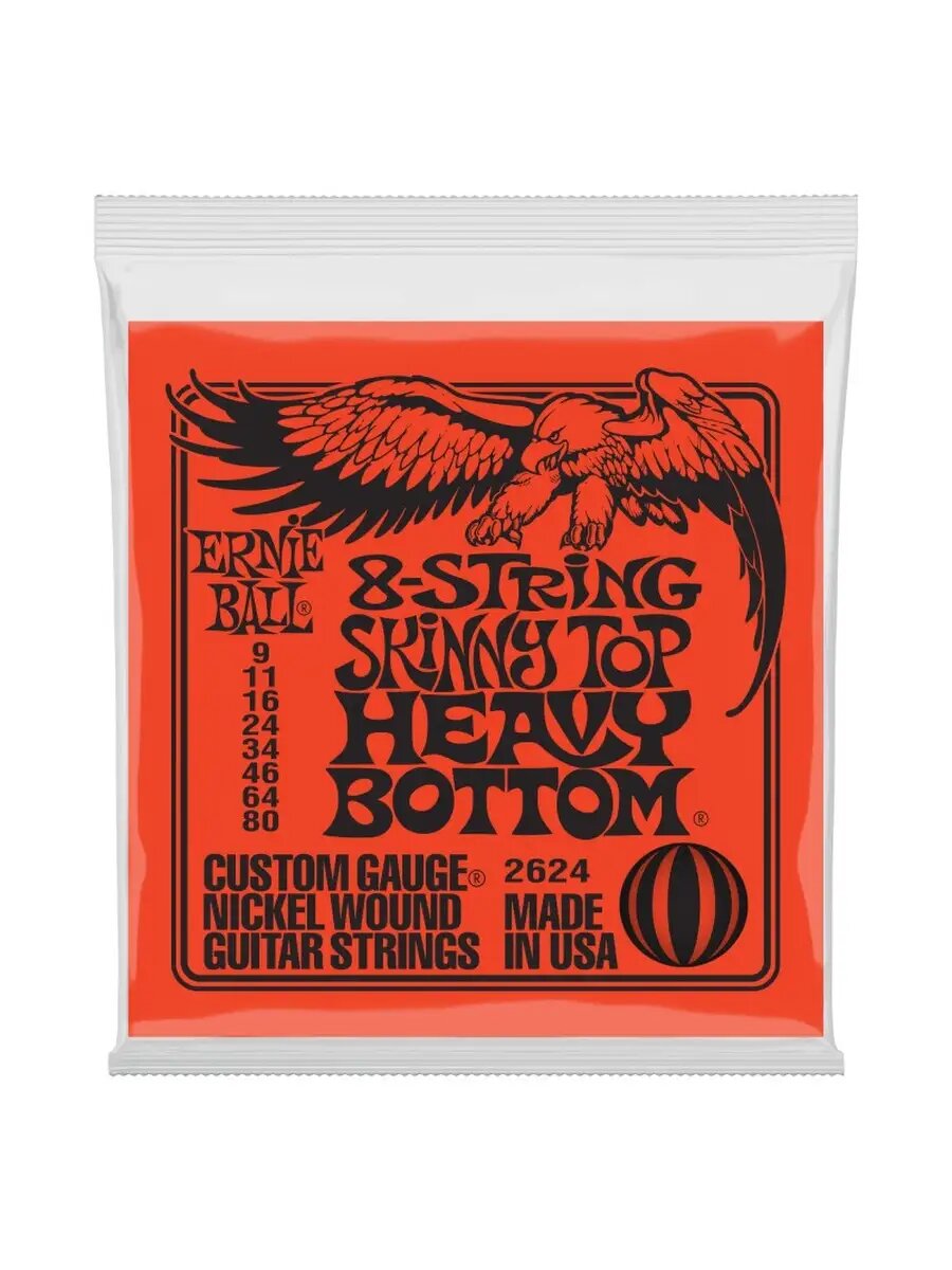 Струны для 8-струнной электрогитары