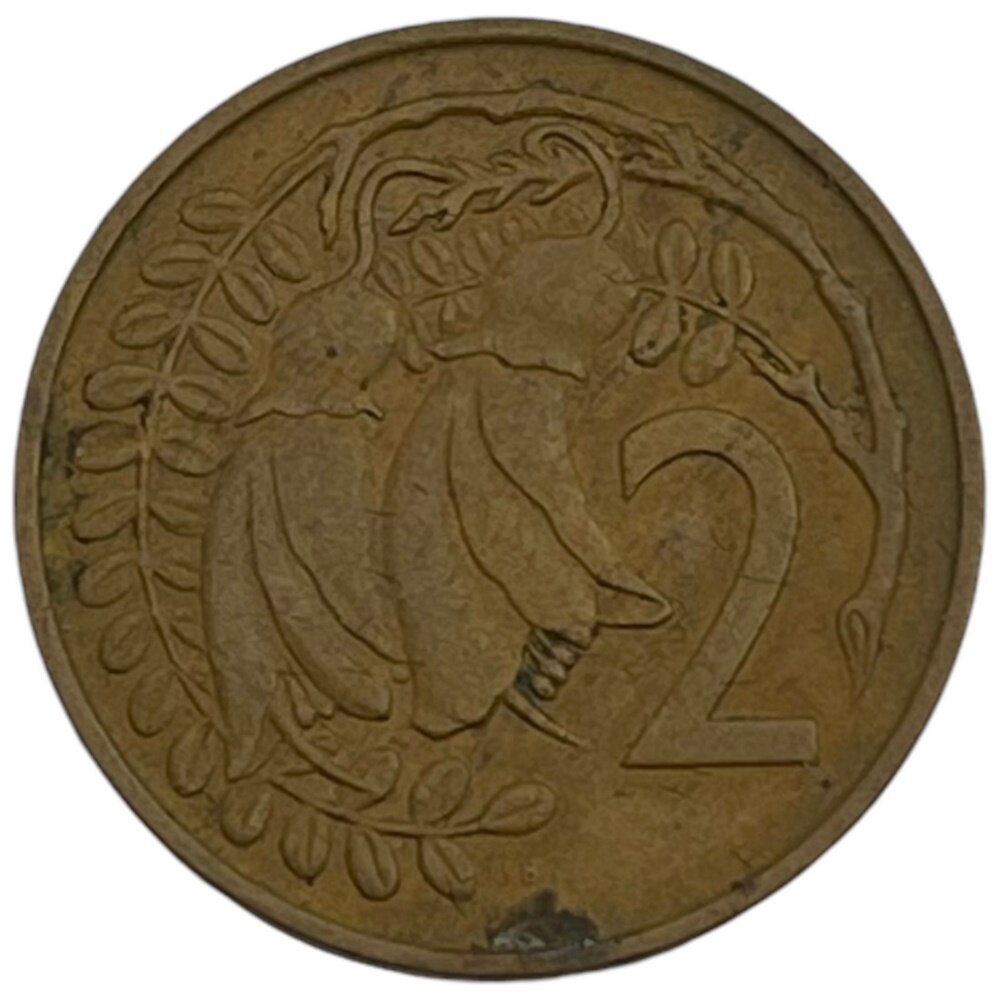 Новая Зеландия 2 цента 1967 г.
