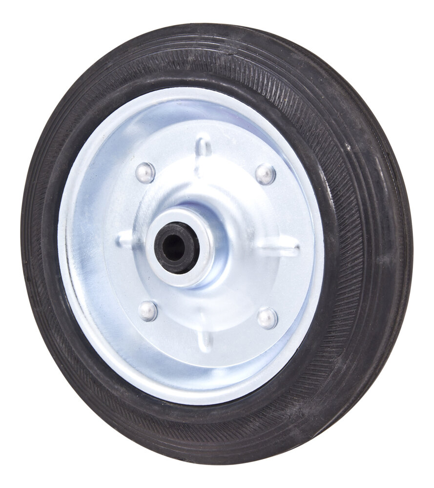 Колесо для садовой тачки Рыжий кот металлическое, резина, 140 мм