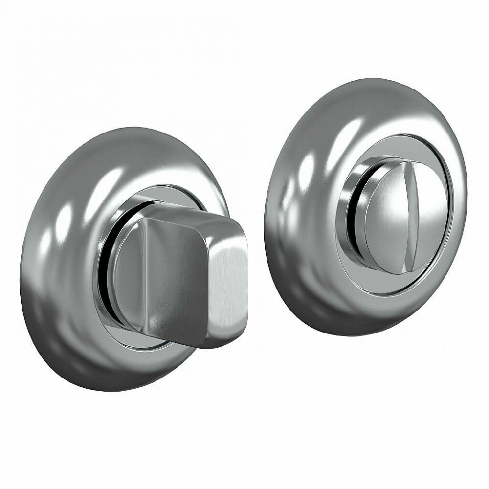 Фиксатор для Межкомнатной Двери Bravo А/Z-4WC SC Матовый Хром, ЦАМ / Браво.