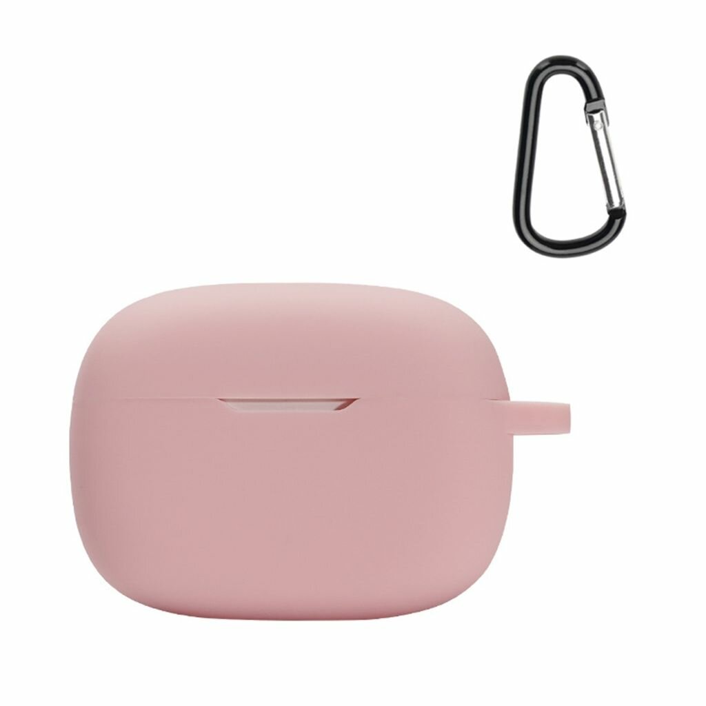 (1 шт.) Силиконовый защитный чехол для наушников JBL Wave Beam - розовый