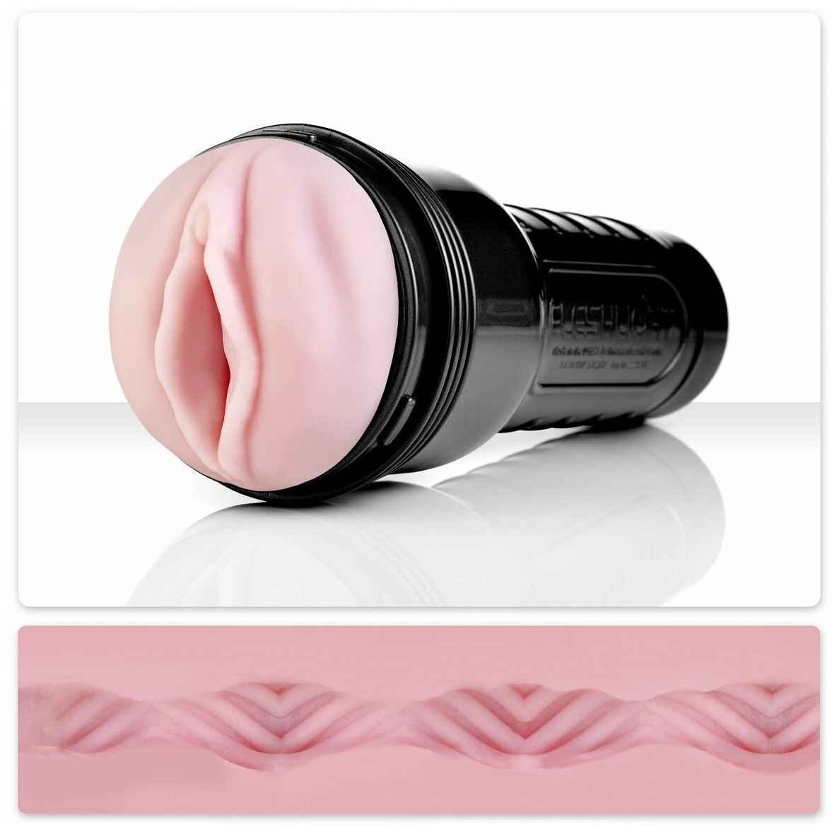 Мастурбатор Fleshlight "Pink Lady Vortex", вакуумная стимуляция