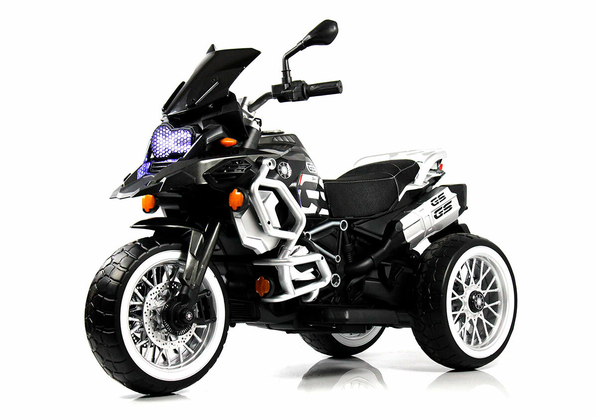 Детский электромотоцикл RiverToys М111БХ Черный