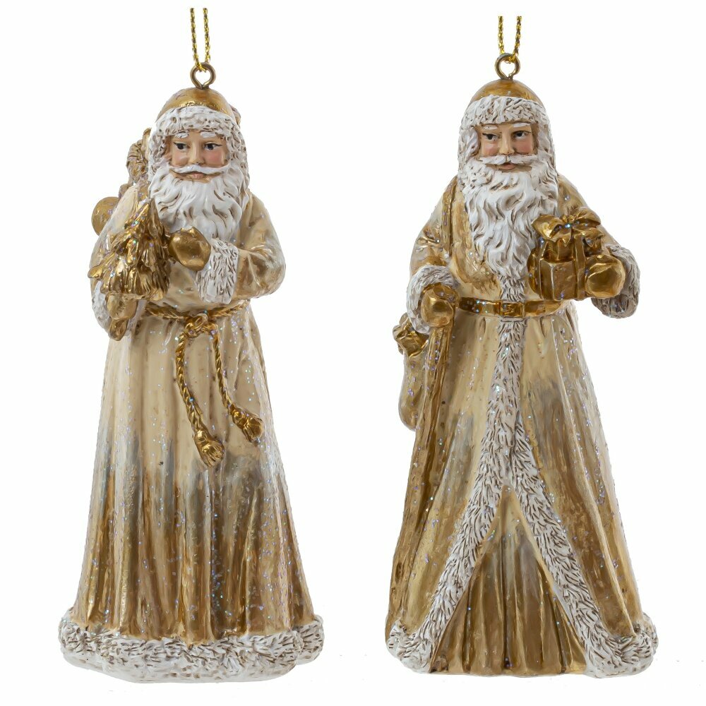 Фигурка декоративная подвесная "Дед Мороз", L5 W4 H11 см, 2в.