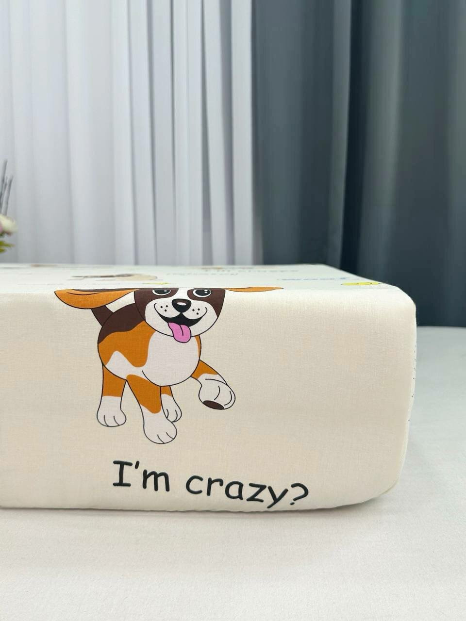 Enamorado детская простыня на резинке, поплин, 80х160х20, гипоаллергенная