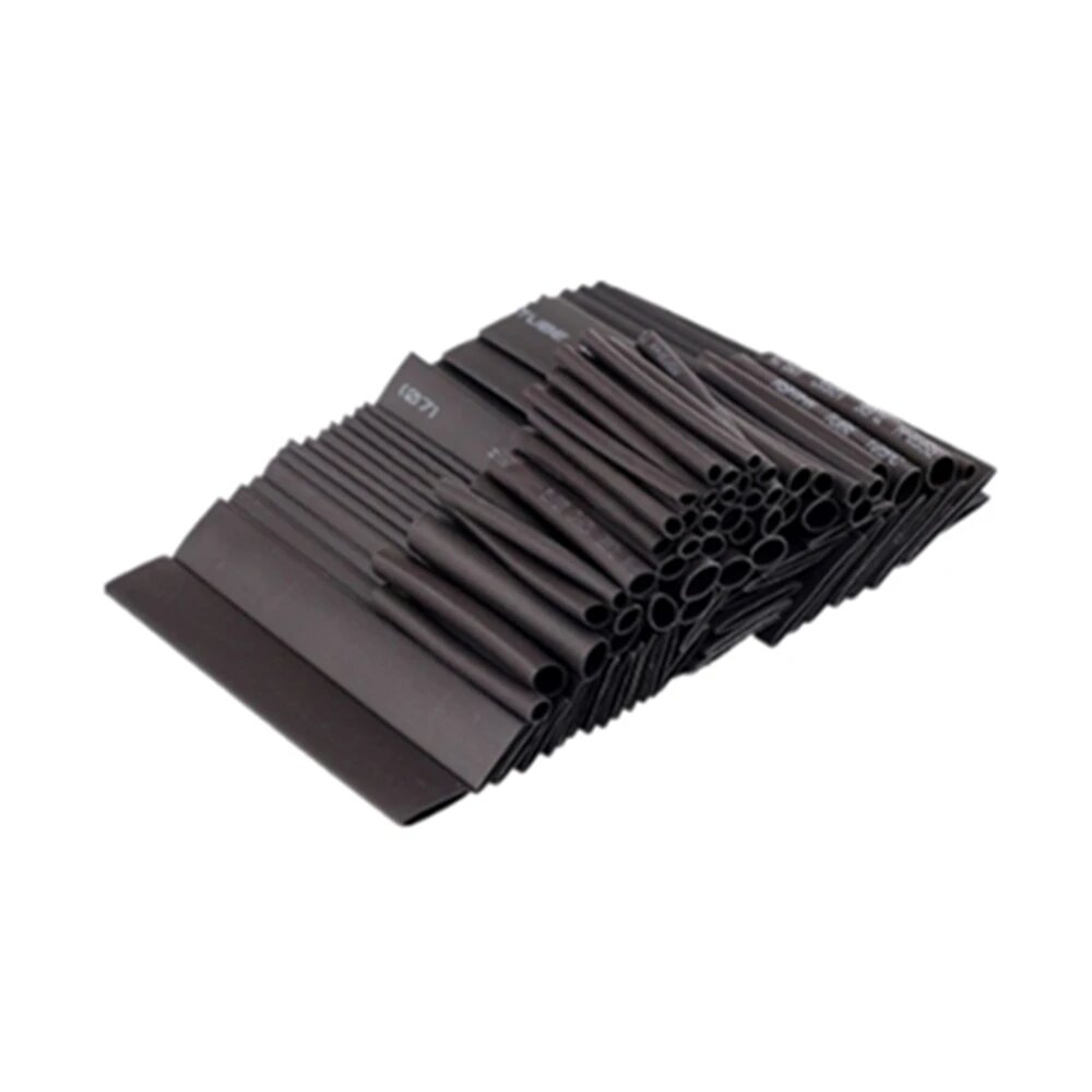 Термоусадочные трубки GlintDeer 127 шт, 2:1, полиолефиновые 127PCS BLACK