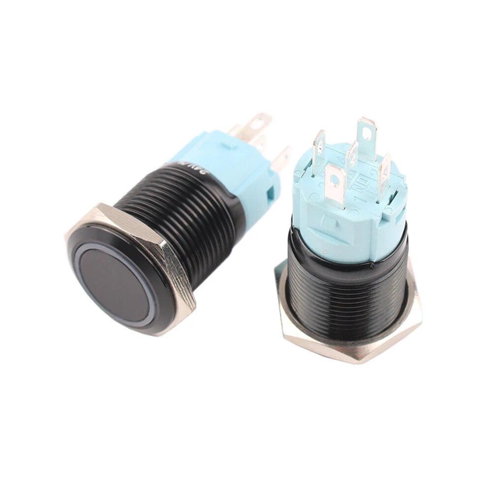 Водонепроницаемый переключатель DMWD Red, Ring, Fixed self-locking, 12-24V