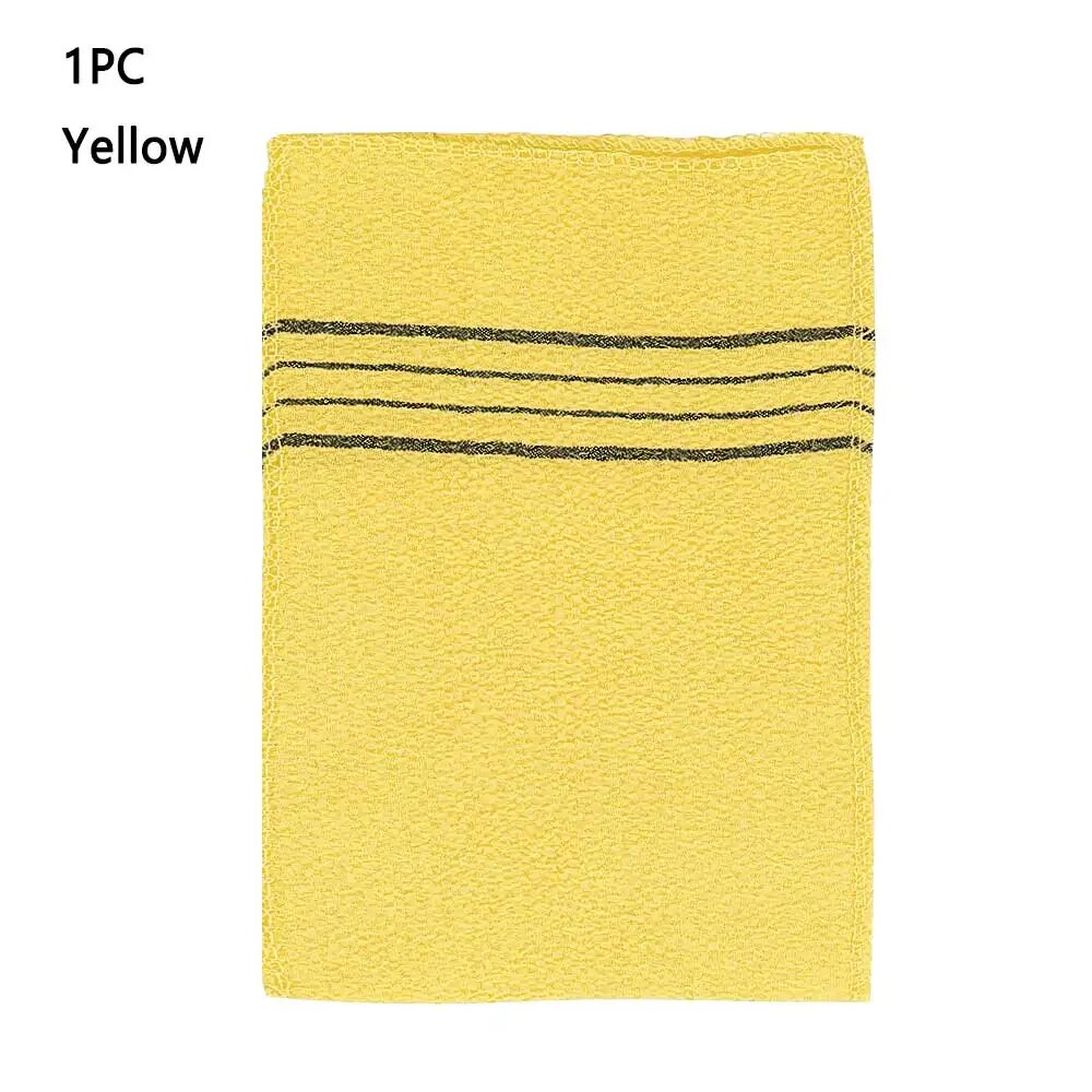 Банный скраб из лоофа Желтый, yellow-1pc