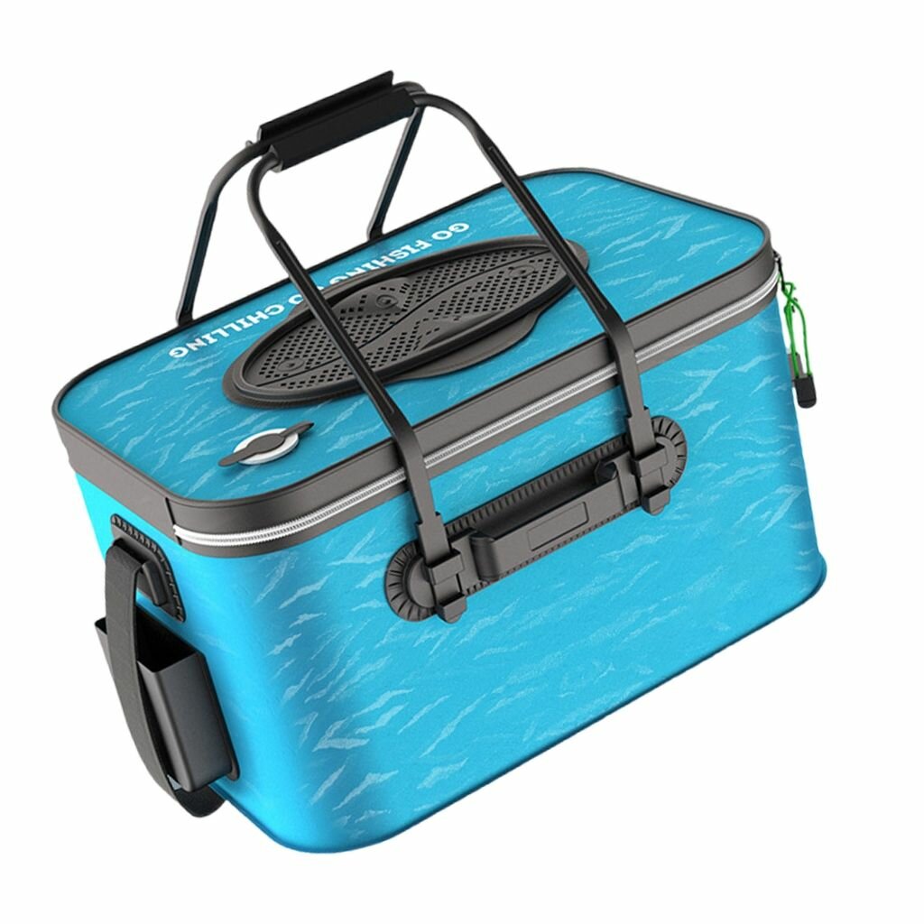 21-литровый рыболовный ящик двойного назначения с утолщенной спинкой из ЭВА для быстрой рыбалки