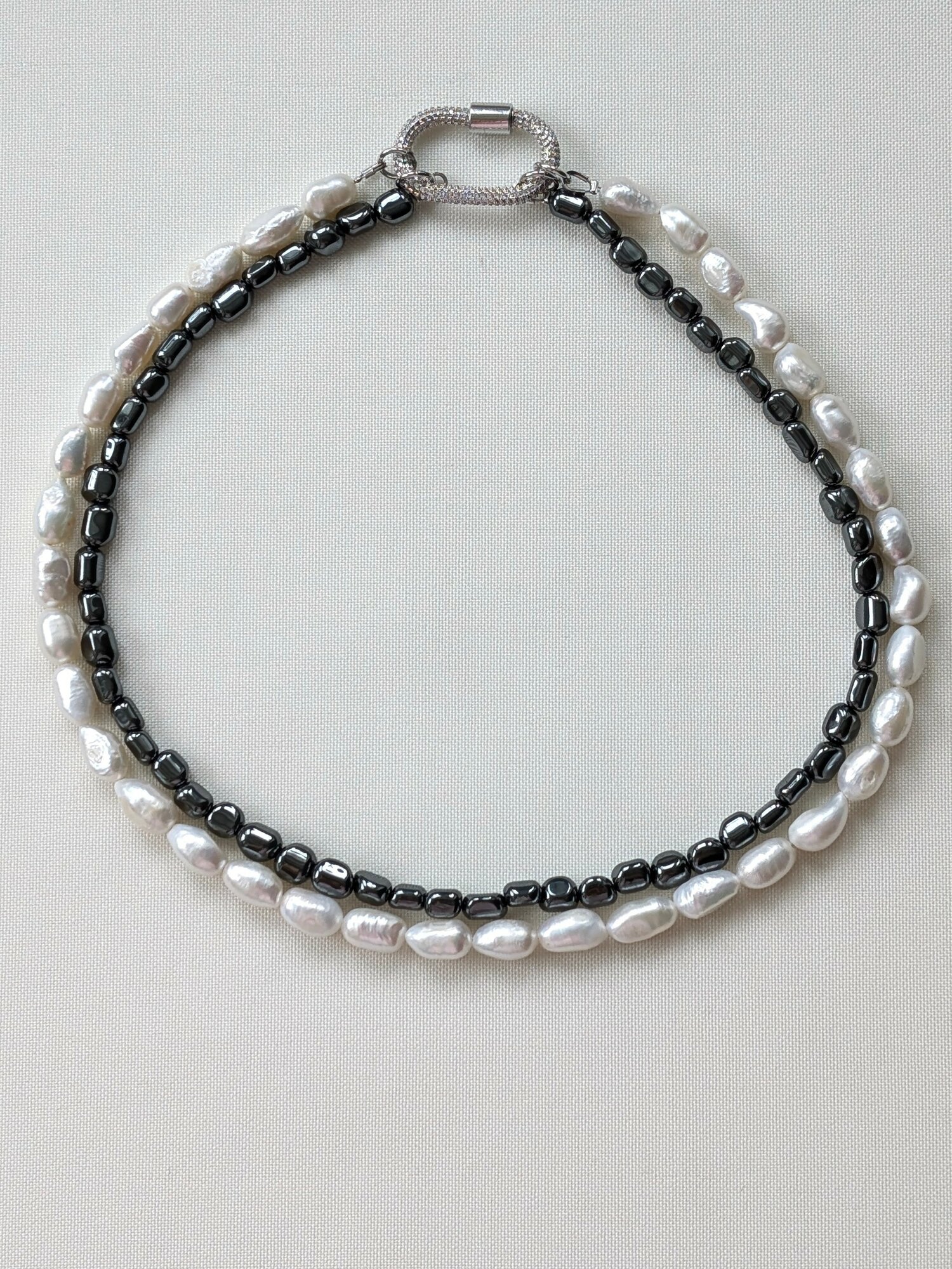 Колье LAVANDER bijou, жемчуг культивированный