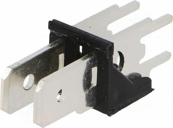 Наконечник KEYSTONE KEYS7812 Наконечник: плоский 6,3мм 0,8мм THT латунь луженые 500В 15А 1шт