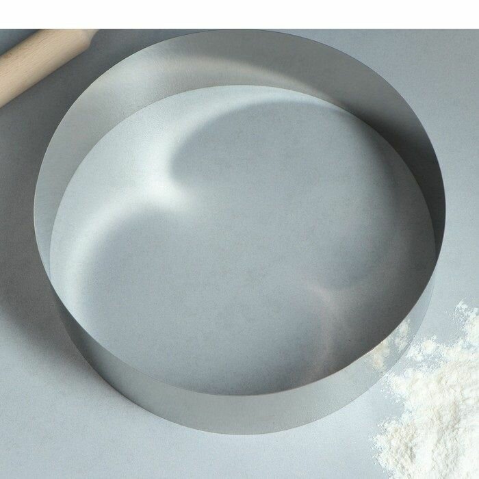 Форма-резак Кольцо, d-30см, h-8,5см, нержавеющая сталь 0,8мм