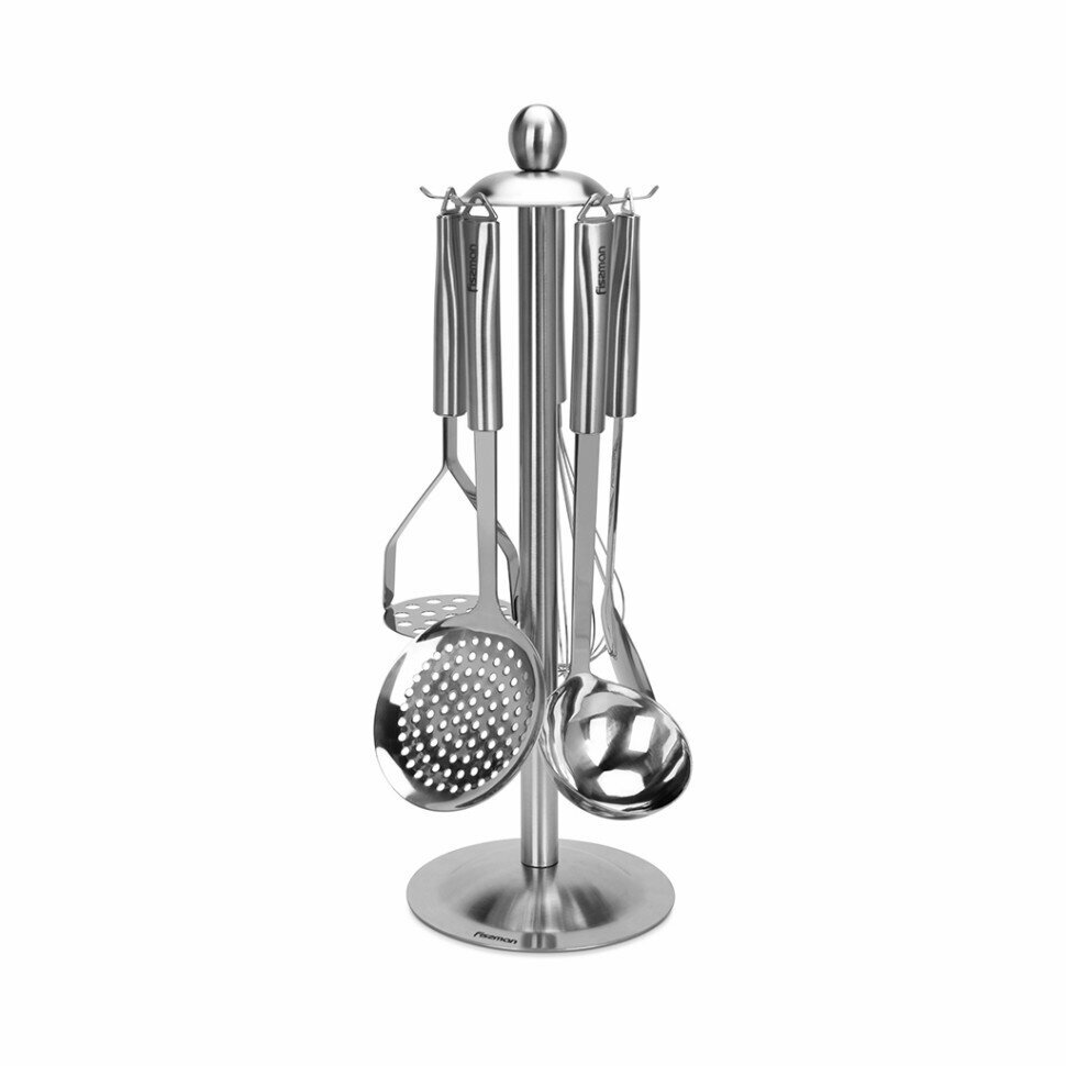 1210 FISSMAN Набор кухонных инструментов BERGAMO 6 пр. (нерж. сталь)