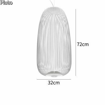 Креативная люстра в виде птичьей клетки