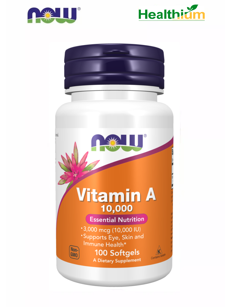 NOW Vitamin A 10000IU 100 капсул Нау витамин а 10000 ме