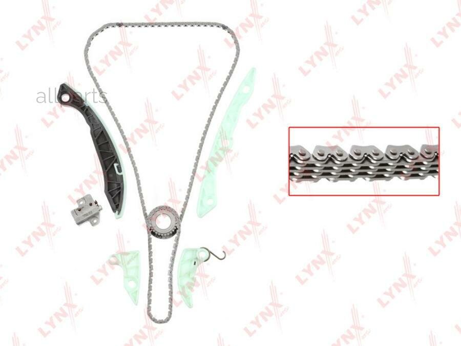 LYNXAUTO TK0176 Комплект цепи ГРМ