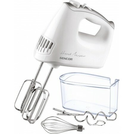 Миксер Sencor SHM 5206WH-EUE3, 500 Вт, 5 скоростей, турборежим
