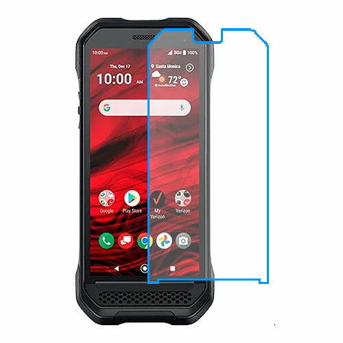 Скрин Мобайл защитный экран для Kyocera DuraForce Ultra из нано стекло 9H