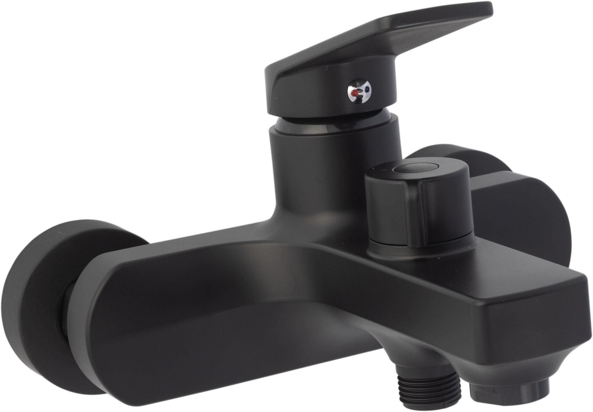 Смеситель для ванны Aqua-Rivus Учар AR-2021n-b однорычажный цвет черный матовый