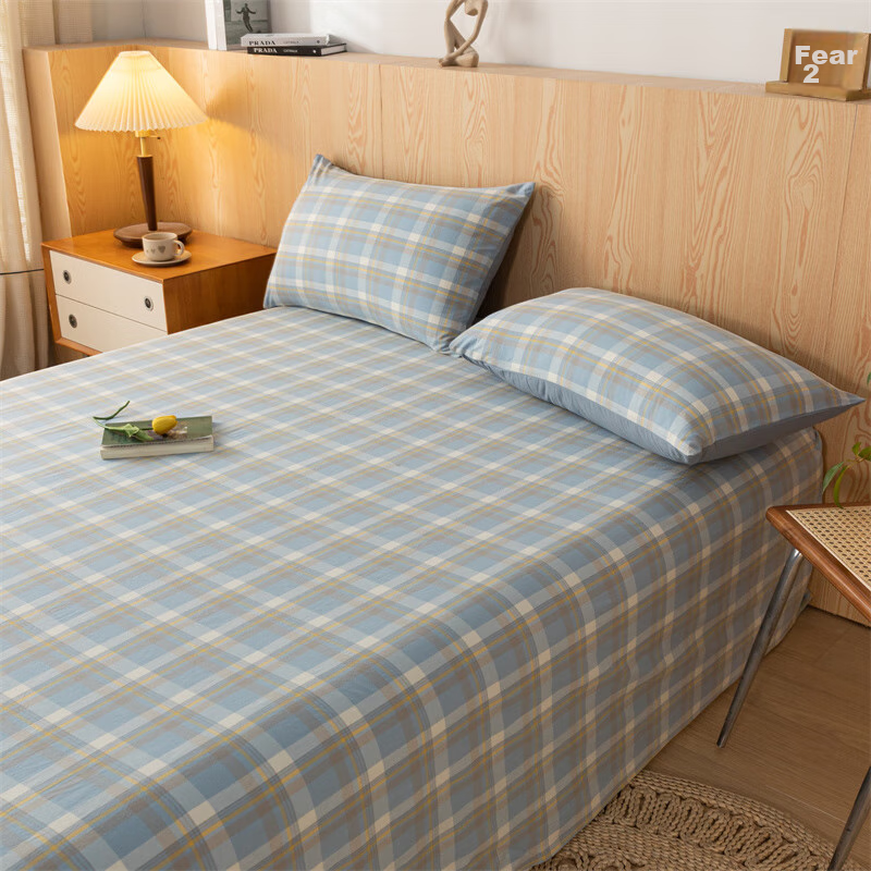 MUJI Class A Pure Cotton Single Bed Sheet, Single-Person Dormitory Bedding, 120*230cm